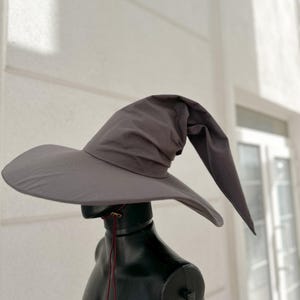 Gray Graphite Wizard Hat, Stormy Shadow, Custom Magic Hat, Custom Magic ...