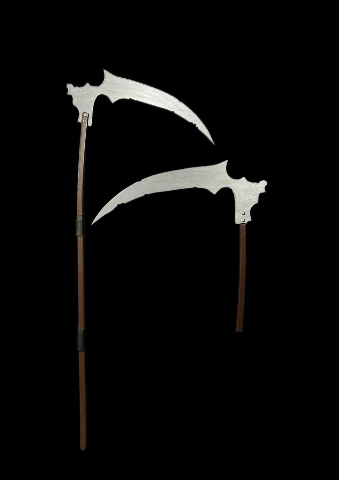 Grim Reaper: the Scythe Staff Harvesting Soul, Reaper, Horror Weapon ...