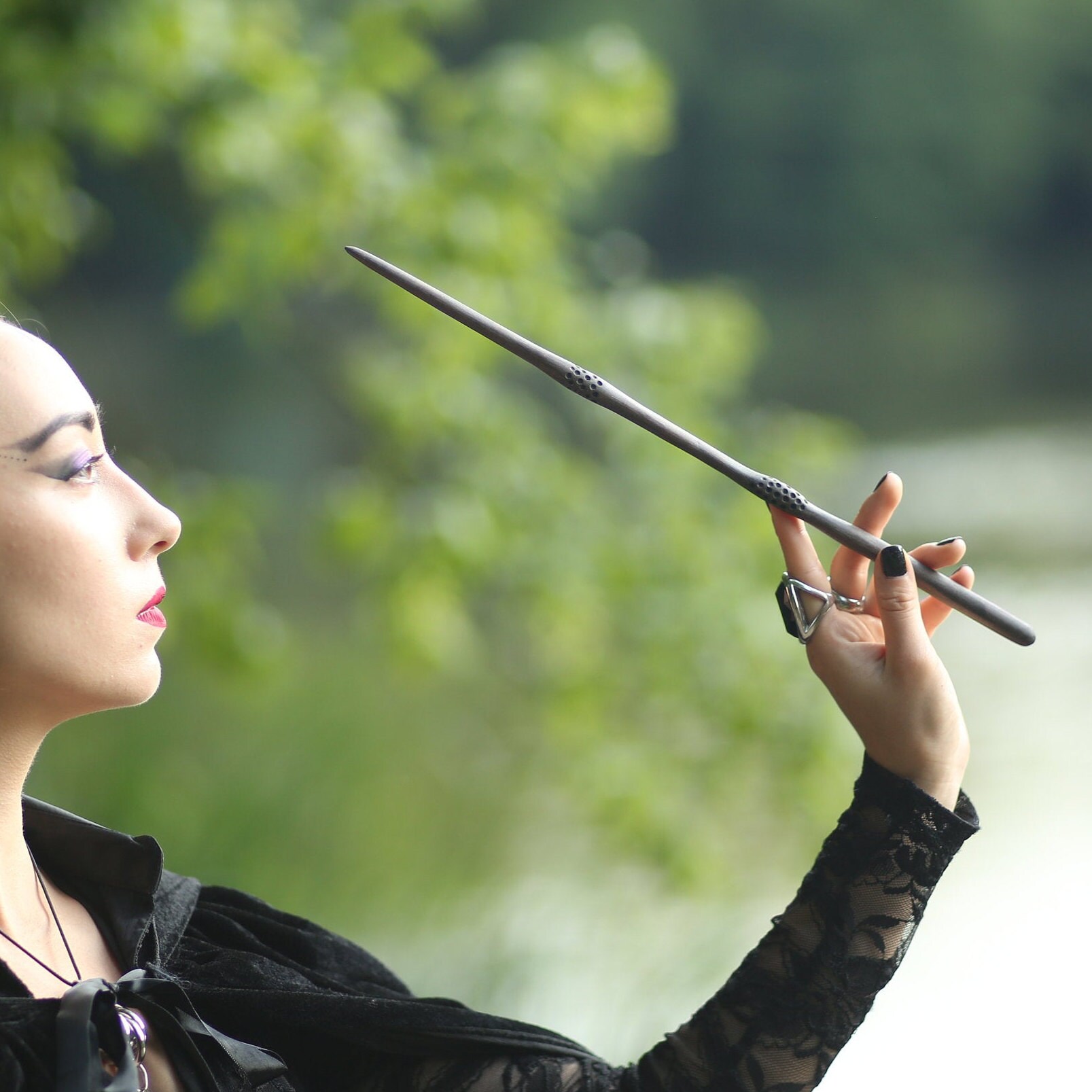 Elder Magic Wand Wizards Rod Magic Spell Wand Wicca - Etsy