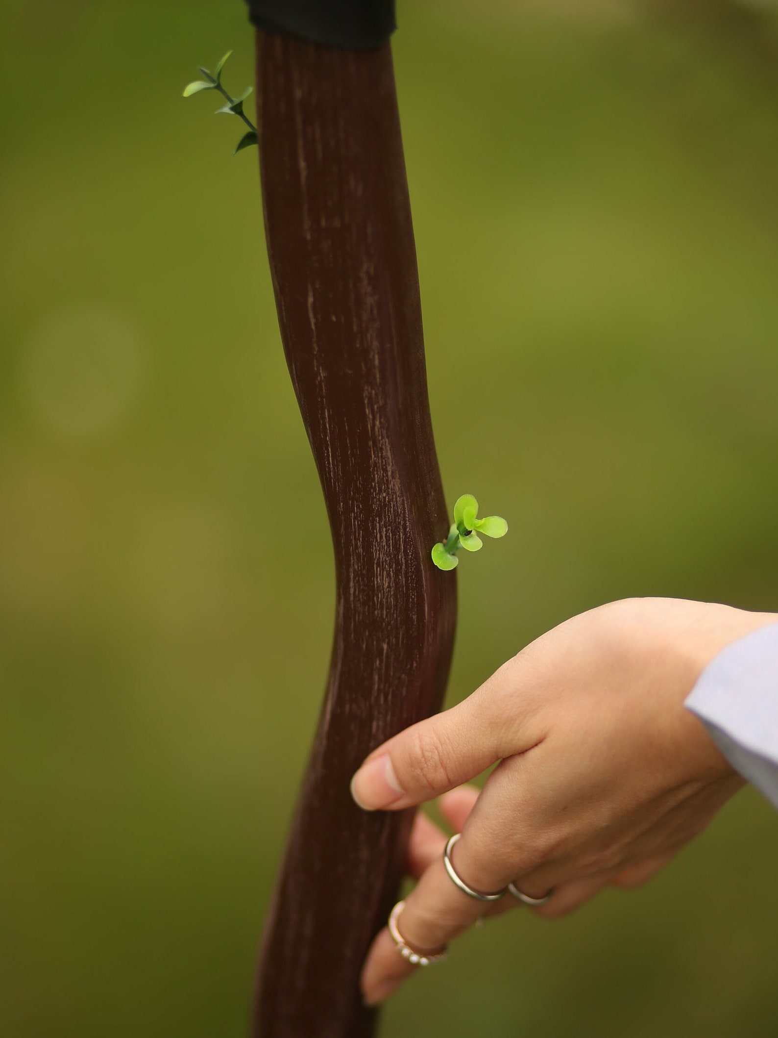 Crescent Moon Staff, Magic Cosplay Weapon, Wooden Wizard Stave ...