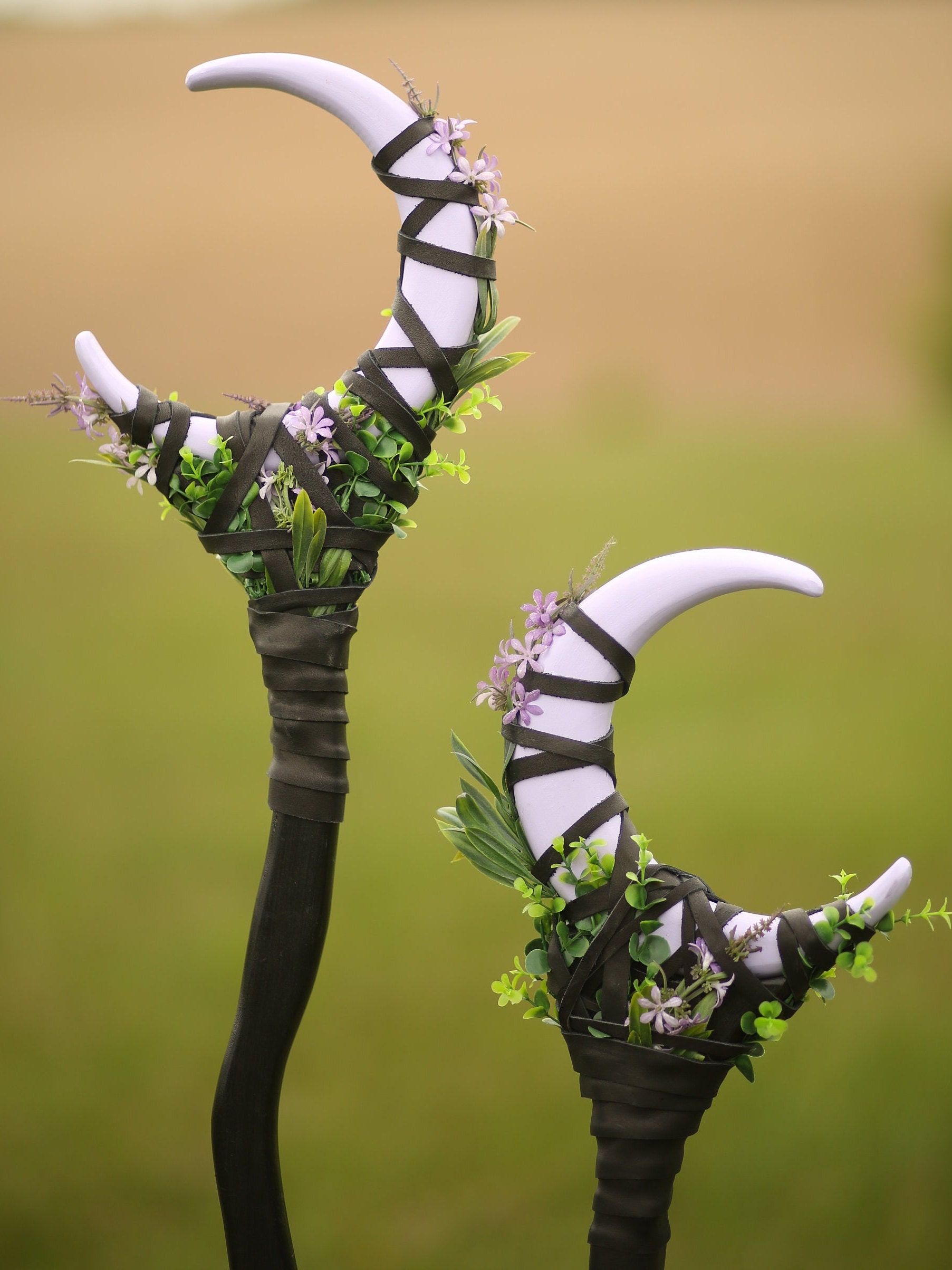 Crescent Purple Moon Staff Magical Stick Cosplay Wizard - Etsy Canada