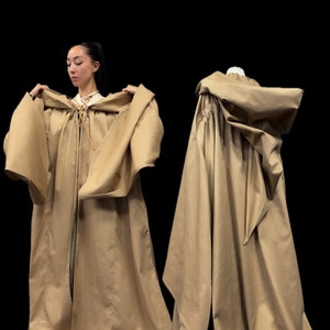 Hooded Sorcerer Cloak, Mage Tunic, Warlock Robe, Wizard Costume ...