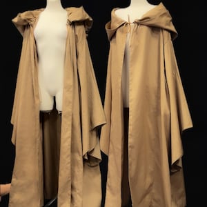 Hooded Sorcerer Cloak, Mage Tunic, Warlock Robe, Wizard Costume ...