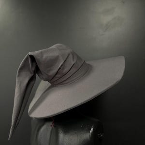 Gray Graphite Wizard Hat, Stormy Shadow, Custom Magic Hat, Custom Magic ...