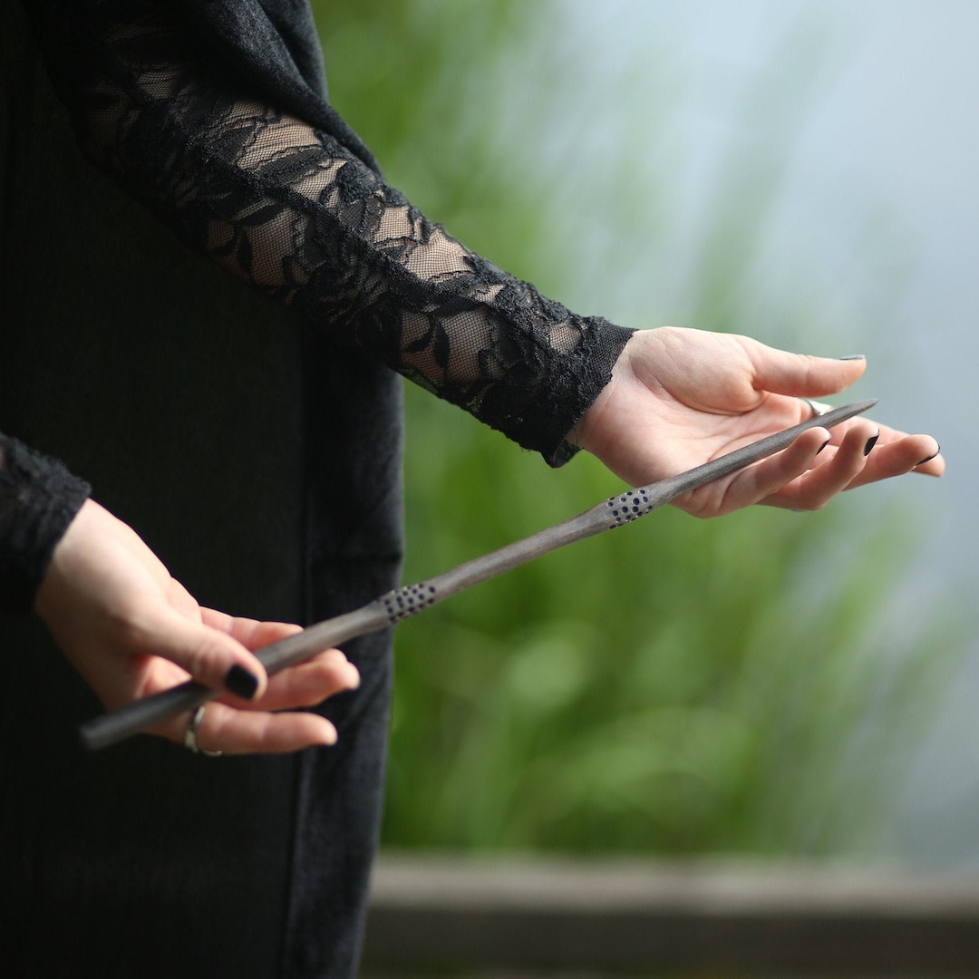 Elder Magic Wand, Wizards Rod, Magic Spell Wand, Wicca, Costume ...