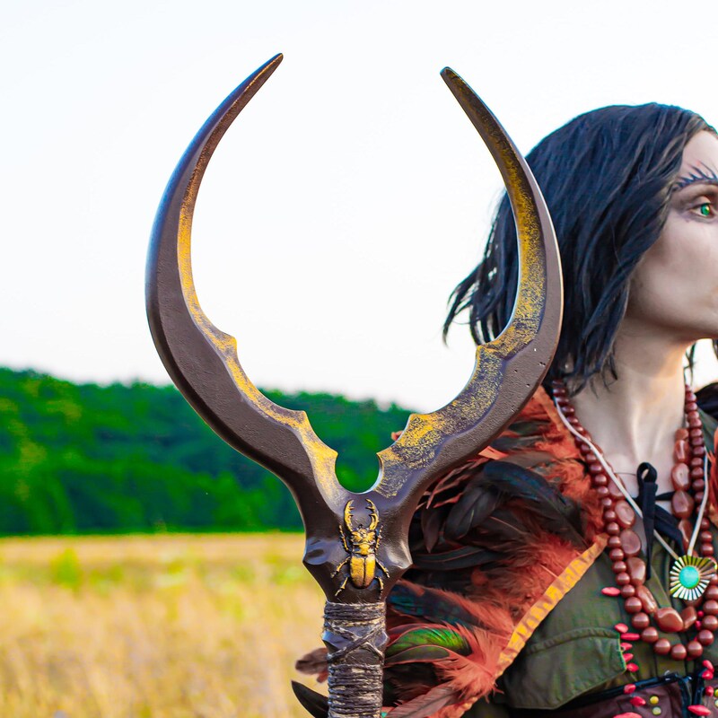 Maleficent Staff - Etsy