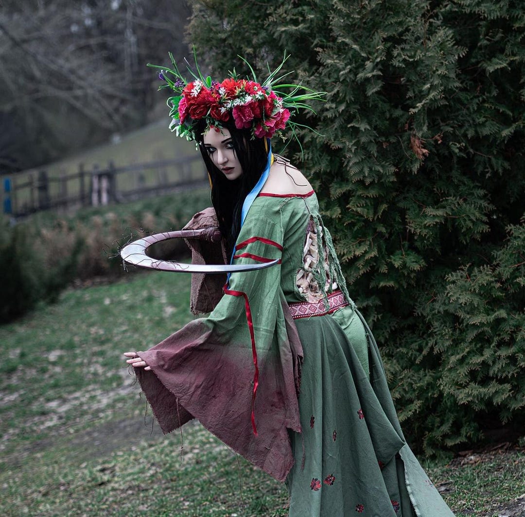 The Mavka Costume the Essence of Ukrainian Folklore and Mythology ...