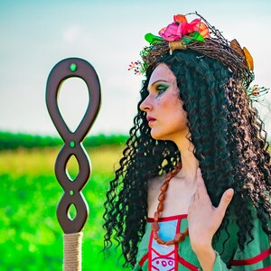 The Celestial Ellipse Staff an Enchanting Druid Staff Enchanted Nature ...