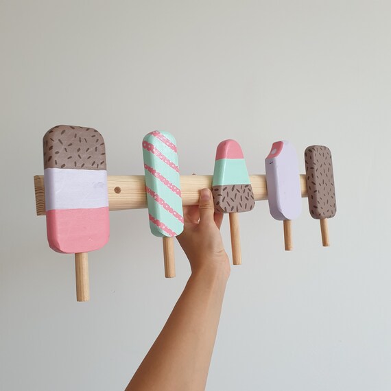 Art & Collectibles Art Objects Sculpture Ice Cream Wall Hook etna.com.pe