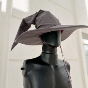 Gray Graphite Wizard Hat, Stormy Shadow, Custom Magic Hat, Custom Magic ...