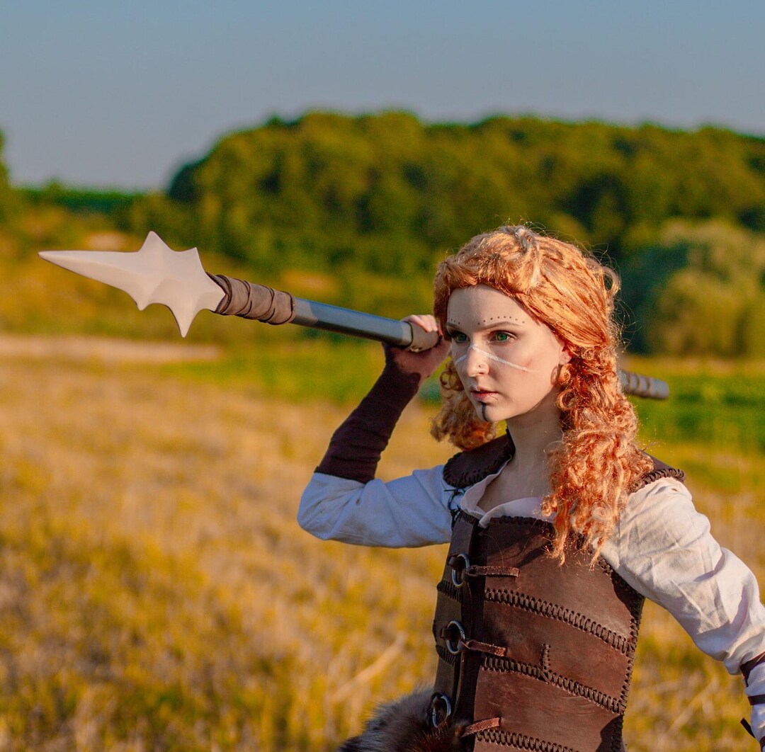 The Ivory Spear of Warriors A Cosplay Spear Guardian's Ivory Lance ...