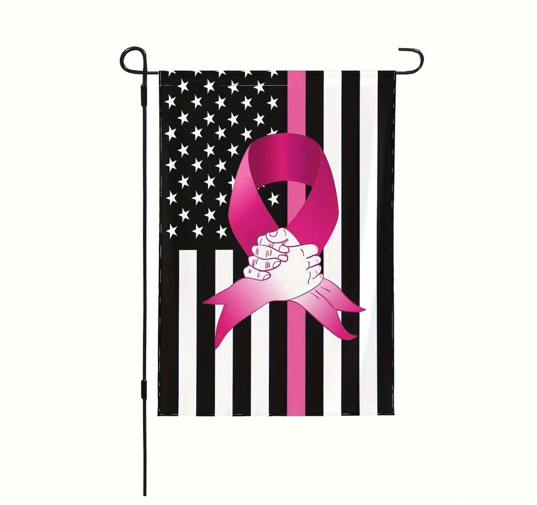 Pink Ribbon Flag - Etsy