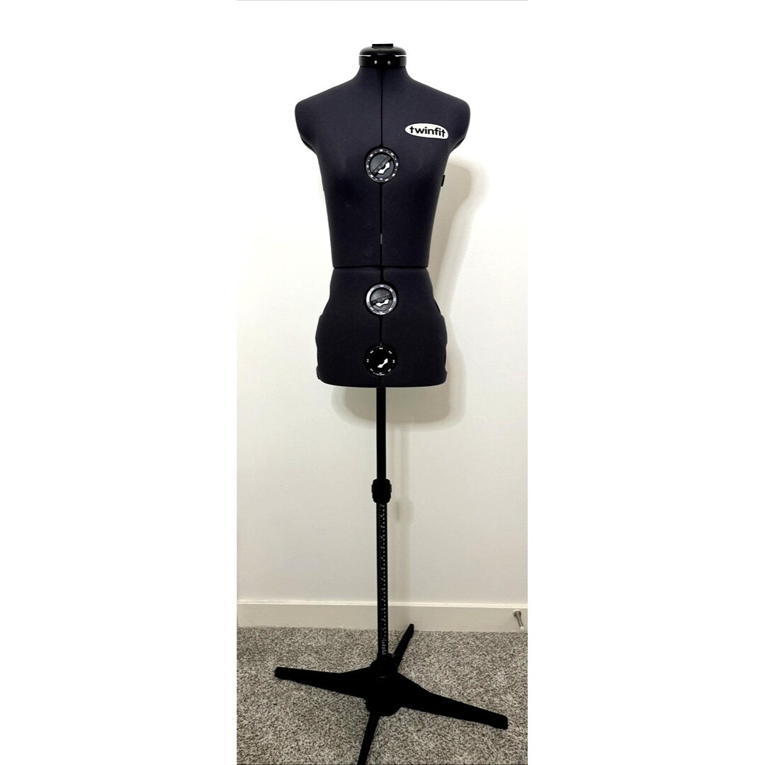 Twinfit Model Mannequin 13 Dial Adjustable Dress Form and Adjustable Stand Seamstress Size Small ...