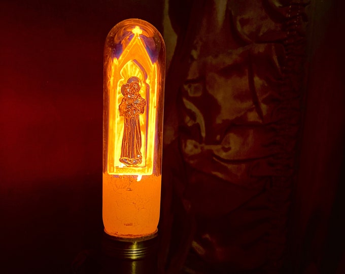 Antique 1922 St Anthony Light Very Rare Lamp Vintage Religious - Etsy