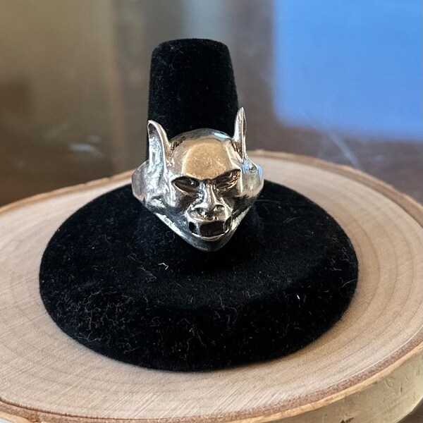 Vintage Devil Ring - Etsy