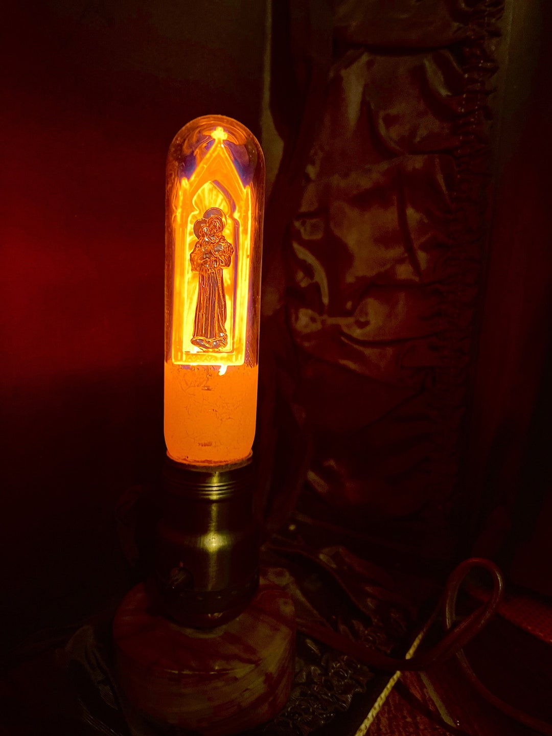 Antique 1922 St Anthony Light Very Rare Lamp Vintage Religious - Etsy