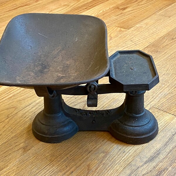 Cast Iron Scale With Tray - Etsy