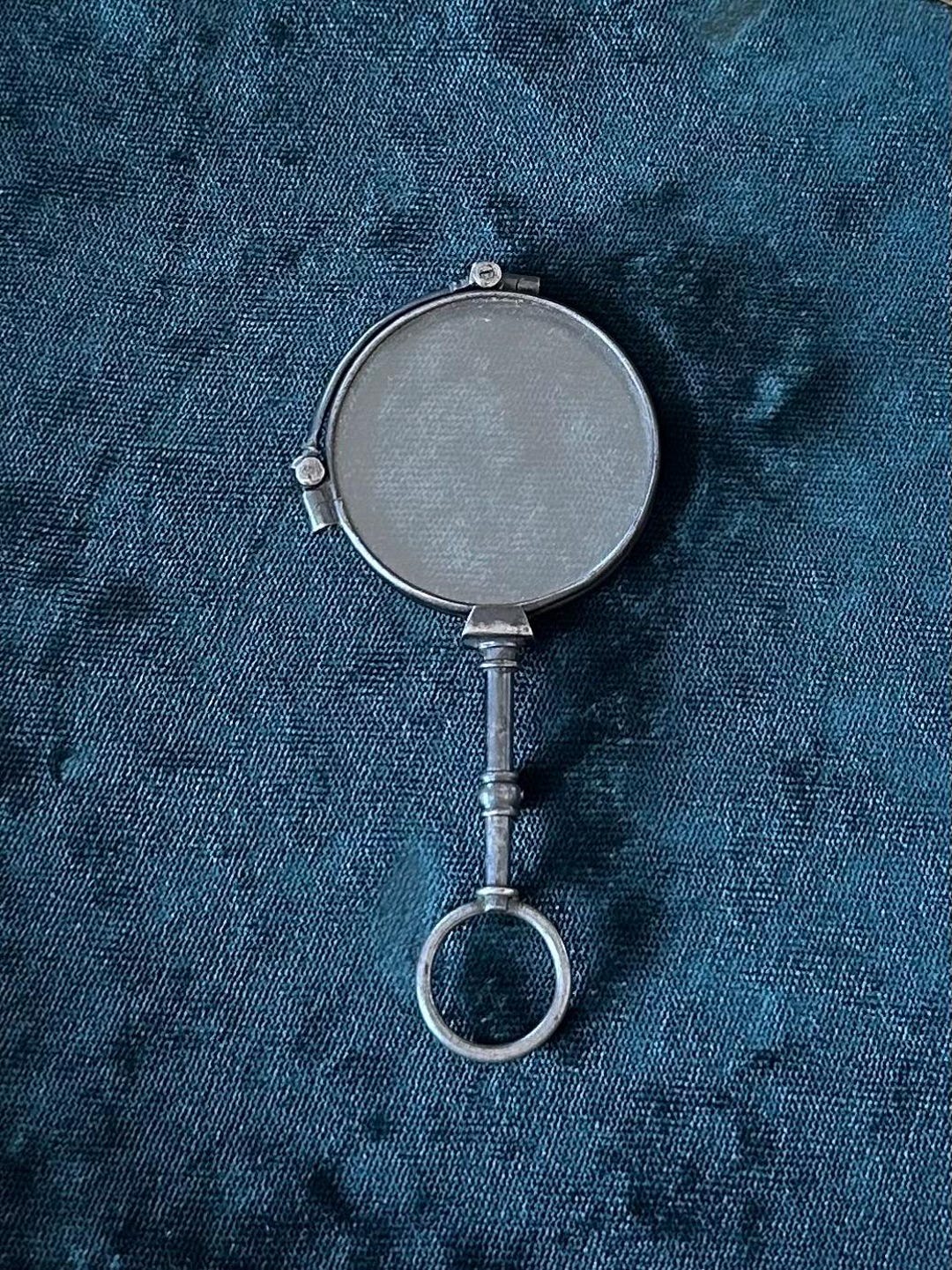 Antique 19th Century Victorian German Gunmetal Expandable Lorgnette ...