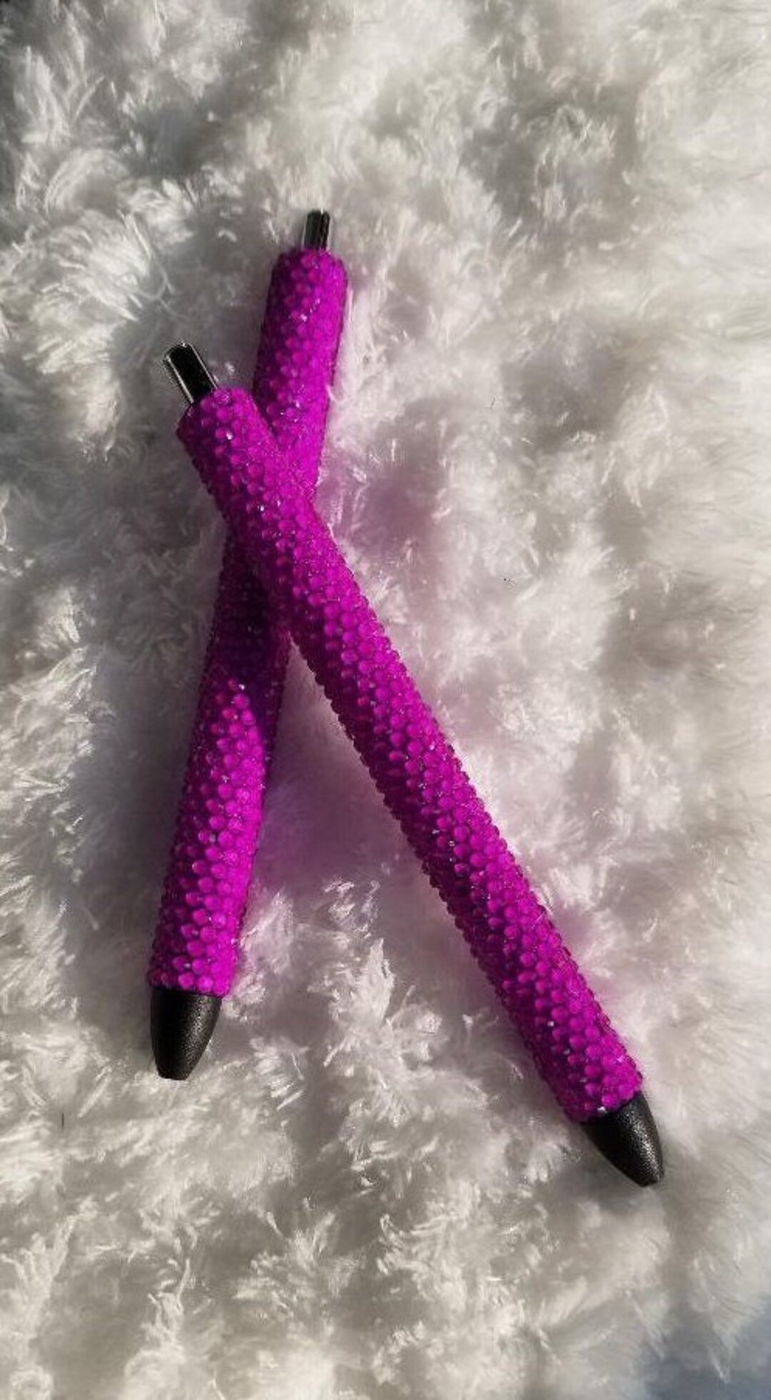 Neon Pink Rhinestone Gel Pen - Etsy