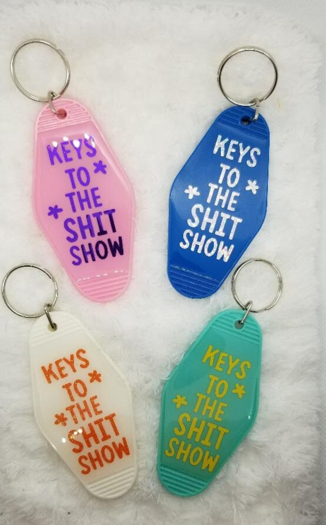 Vintage Hotel Style Keychain, Keychain, Sarcasm, Funny, Keys to the ...