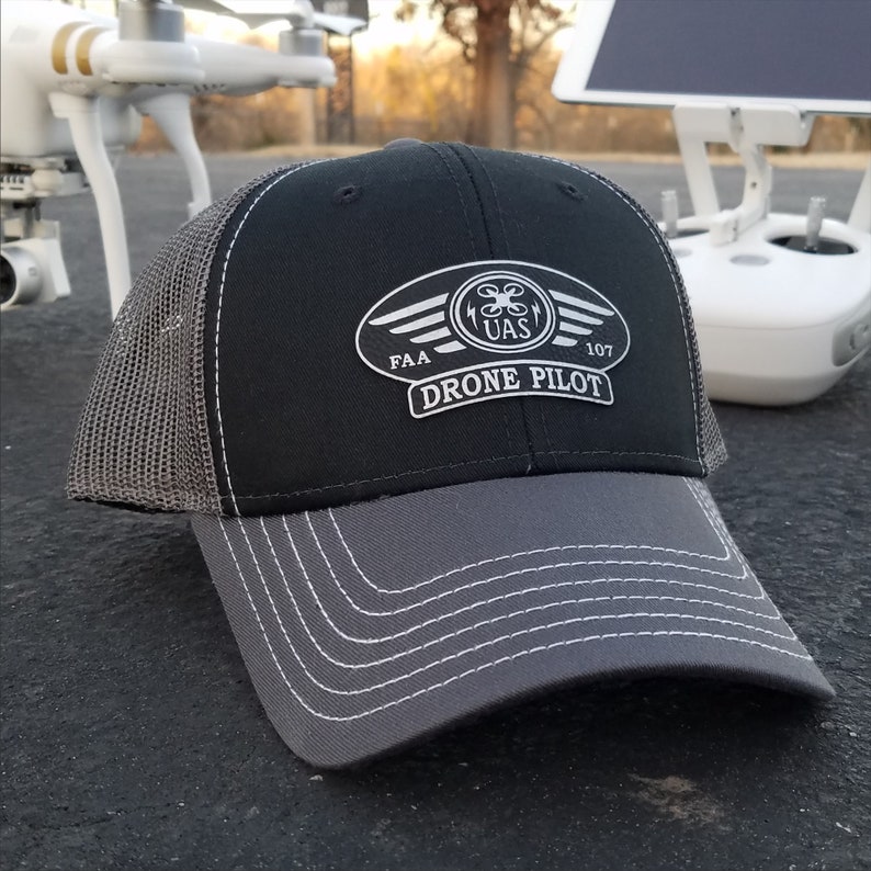 Drone Pilot Hat - FAA UAS Part 107 Cap for DJI Phantom Mavic & Inspire ...