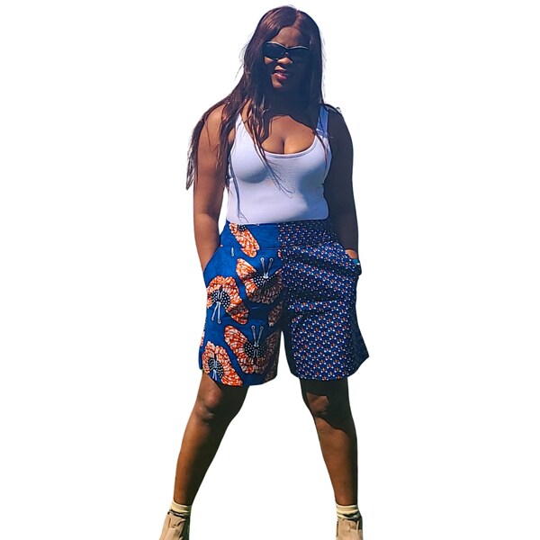African Print Shorts - Etsy