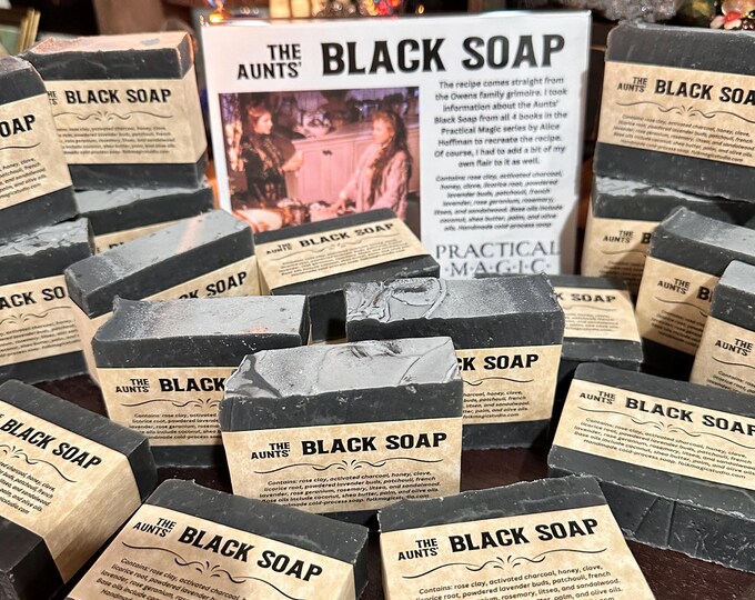 Practical Magic Black Soap Owens Sisters Charcoal Essential Oils Witch ...