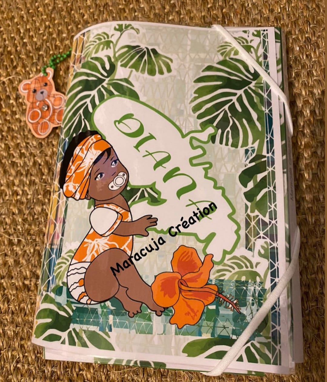 Personalized Health Book Cover Iris Customizable Baby Book Cover Birth ...