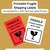 Printable Fragile Handle With Care Shipping Labels, Instant Download ...