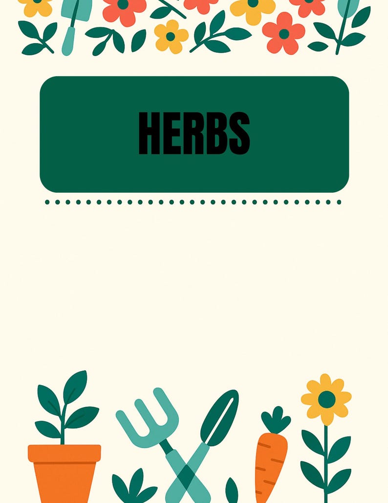 Plant Growing Tracker | Printable Garden Journal & Plant Log Book ...