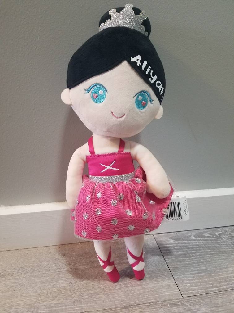 Personalized Baby Doll. Soft plush. White and Brown Skinned | Etsy