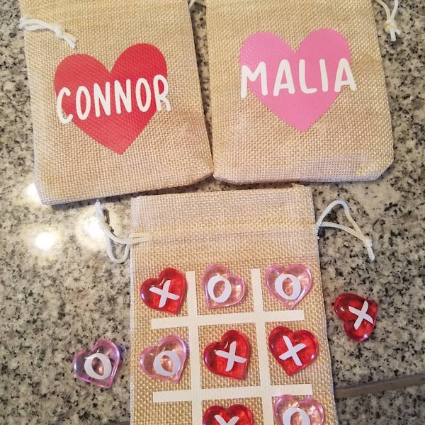 Heart Tic Tac Toe - Etsy