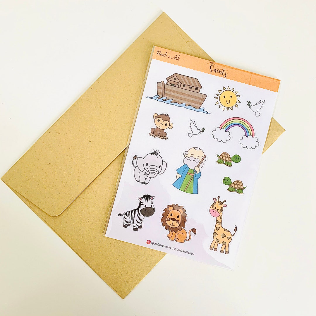 Noahs Ark Sticker Sheet - Etsy