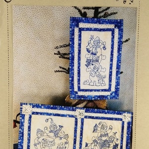 Bird Brain Designs Snowbal Fight Bluework BBD1175 - Etsy