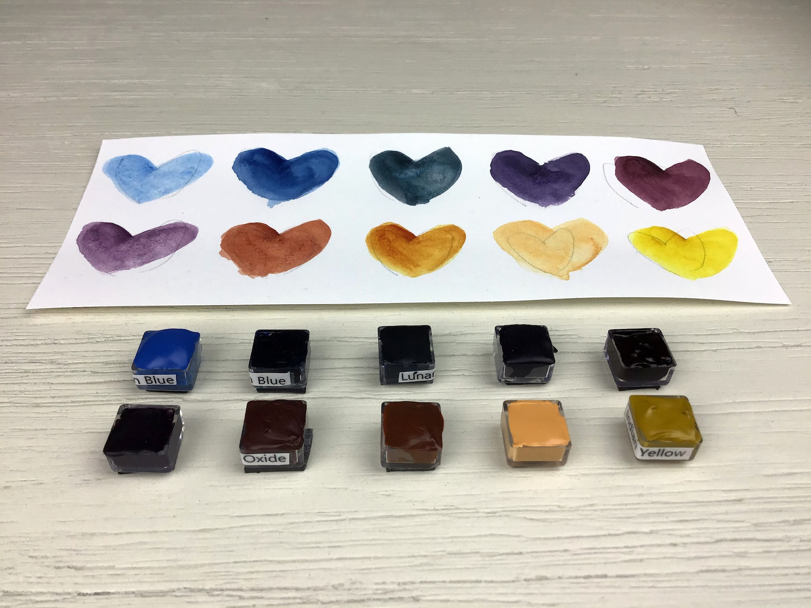 Daniel Smith Summer Sunset Palette Professional Watercolor Palette Set ...