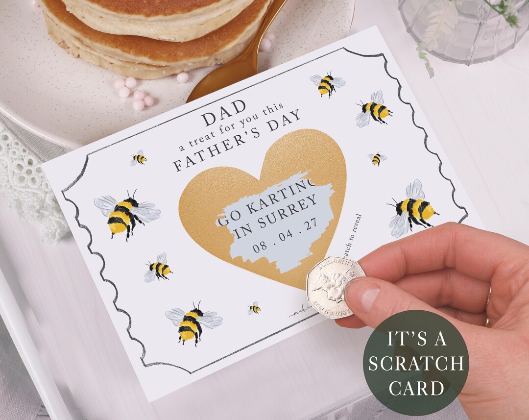 Father's Day Scratch to Reveal Card for Dad - Unique Gifts for Dad ...