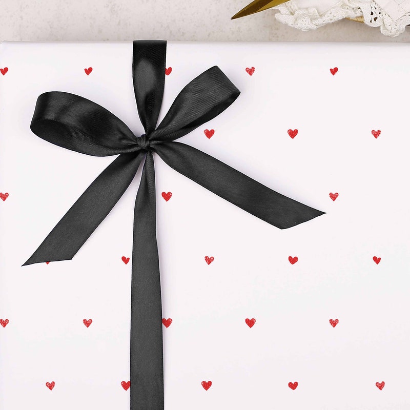 Hearts Wrapping Paper - Etsy