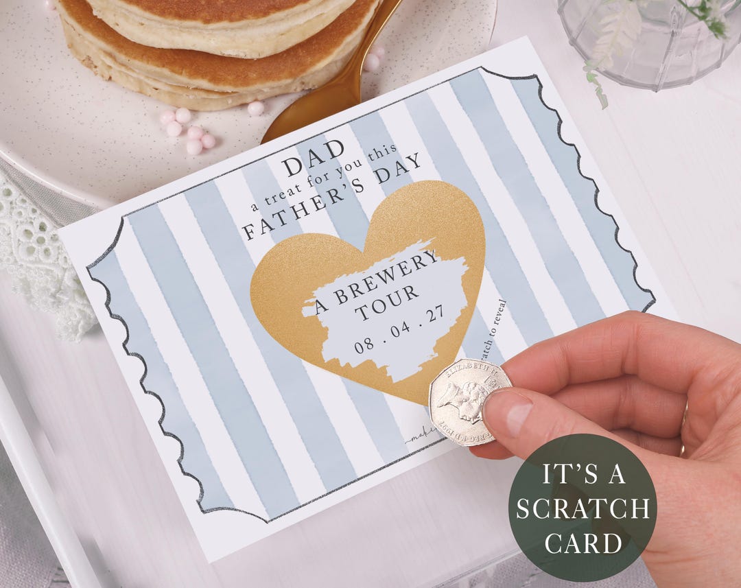 Father's Day Scratch to Reveal Card for Dad - Unique Gifts for Dad ...