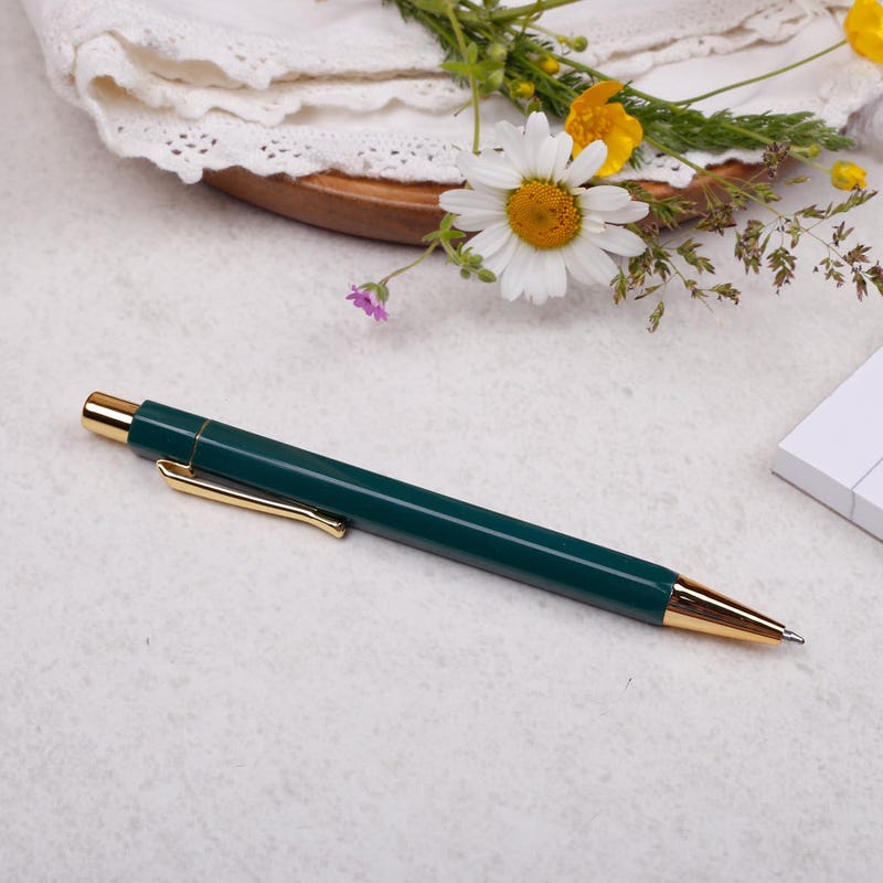 Emerald Writing Pen - Etsy UK