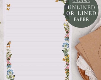 Writing Paper - Etsy