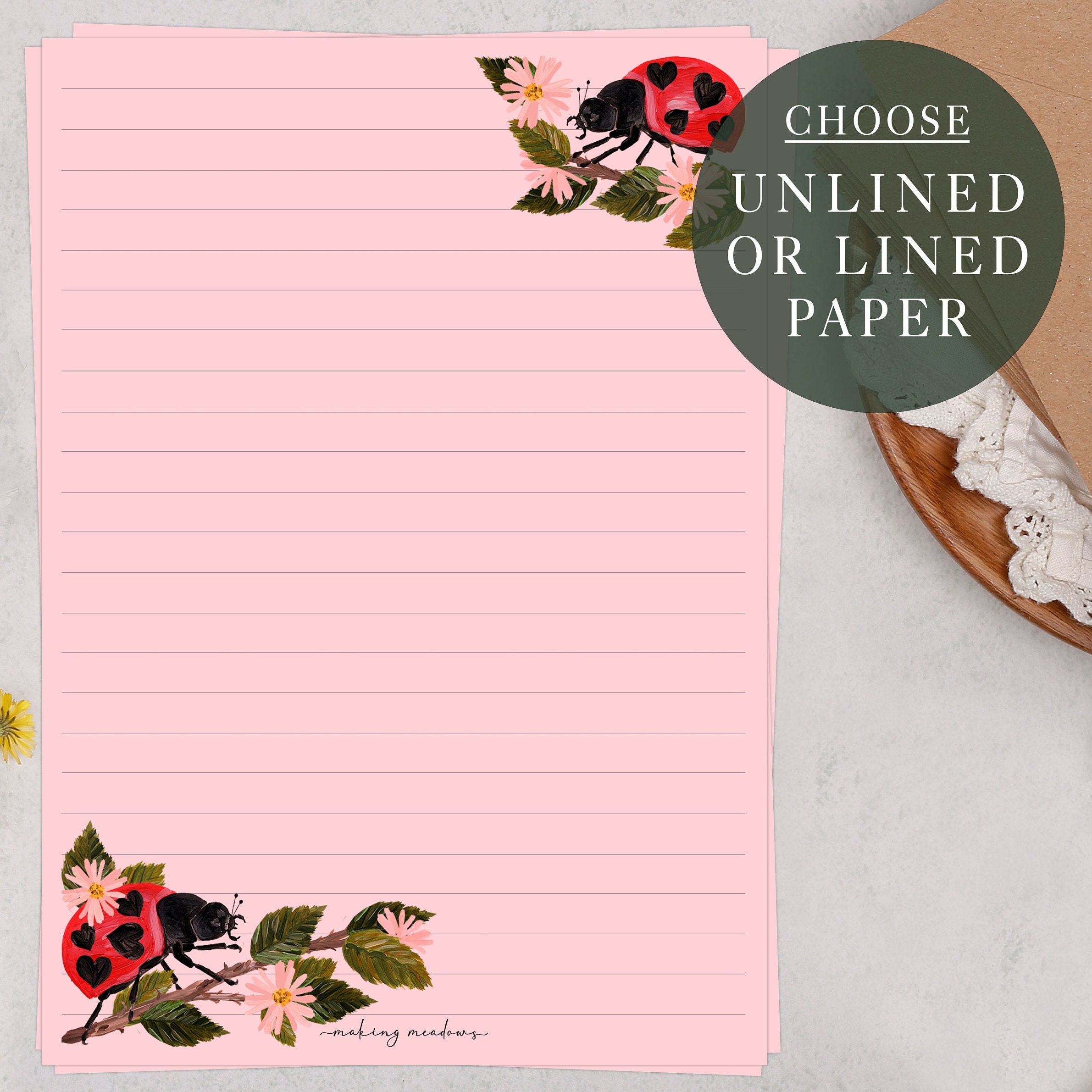 Pretty Pink Letter A