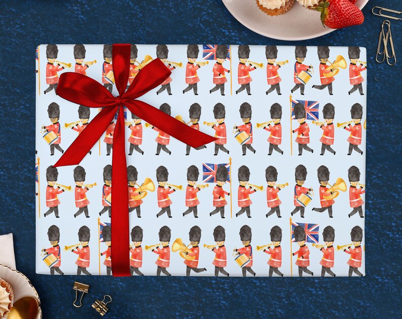 King Charles III Coronation Wrapping Paper for Him London - Etsy UK