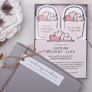 Couples Bucket List Gift Box, Date Night Ideas, Couples Activities ...