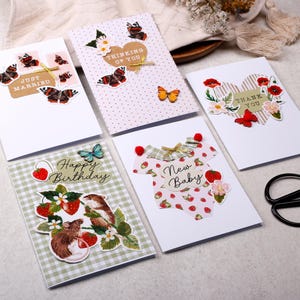 DIY Make Your Own Greeting Card Kit | Hedgerow Crafting Kit Box for ...