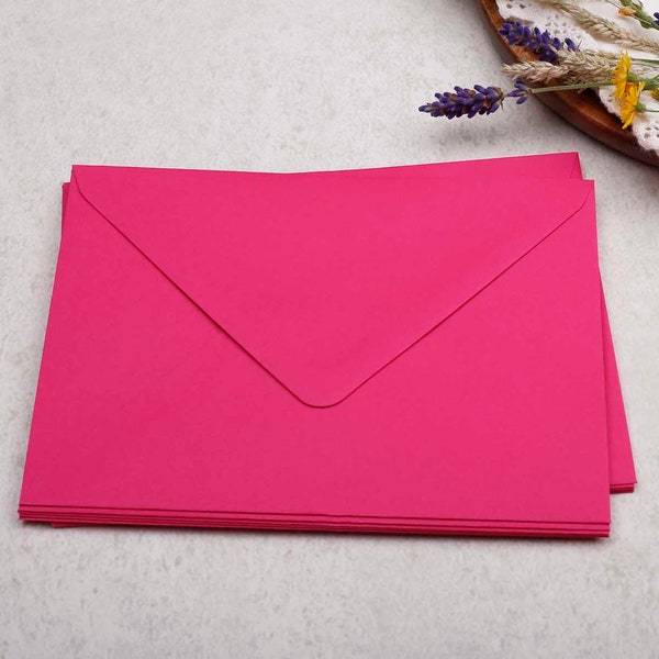Hot Pink Envelope - Etsy