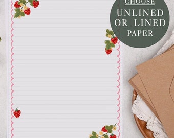 Writing Paper - Etsy