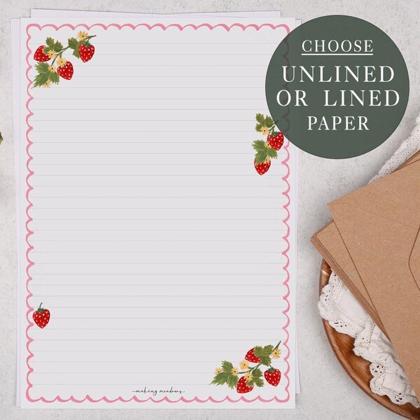 Fancy Writing Paper - Etsy