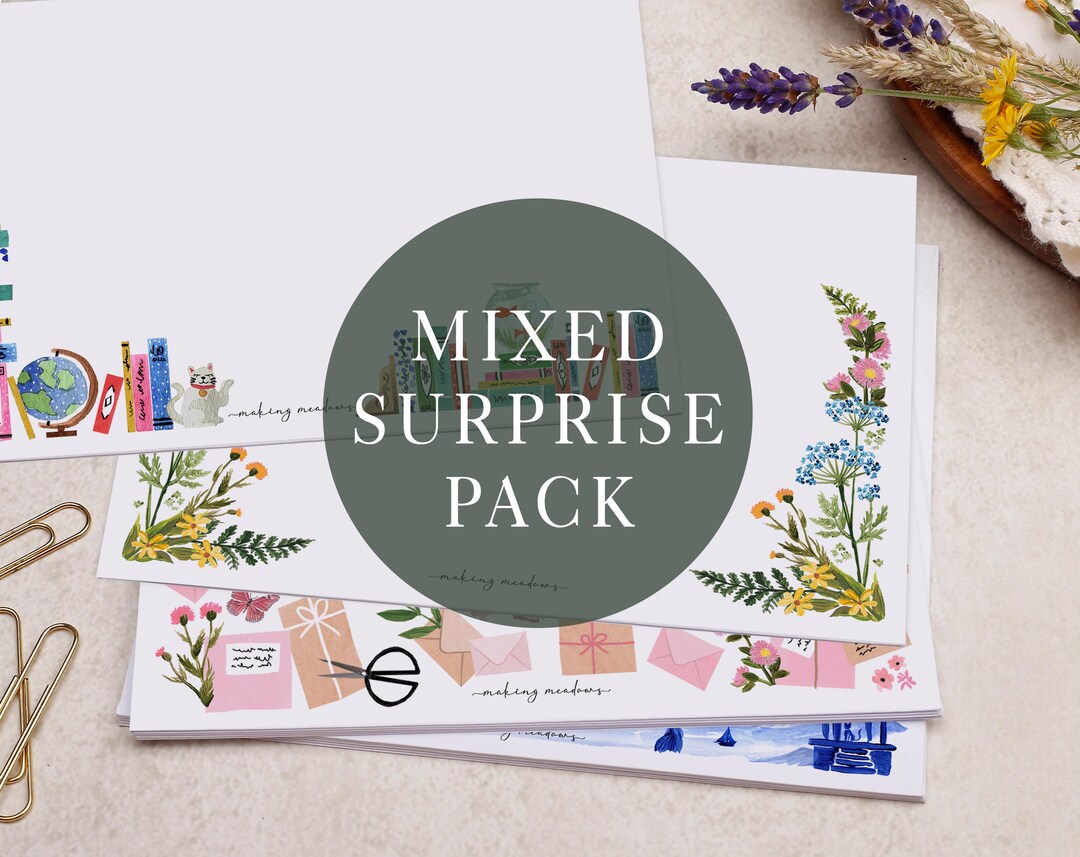 Mixed Pack C6 Decorated Envelopes | Variety of Designs | Gummed Diamond ...