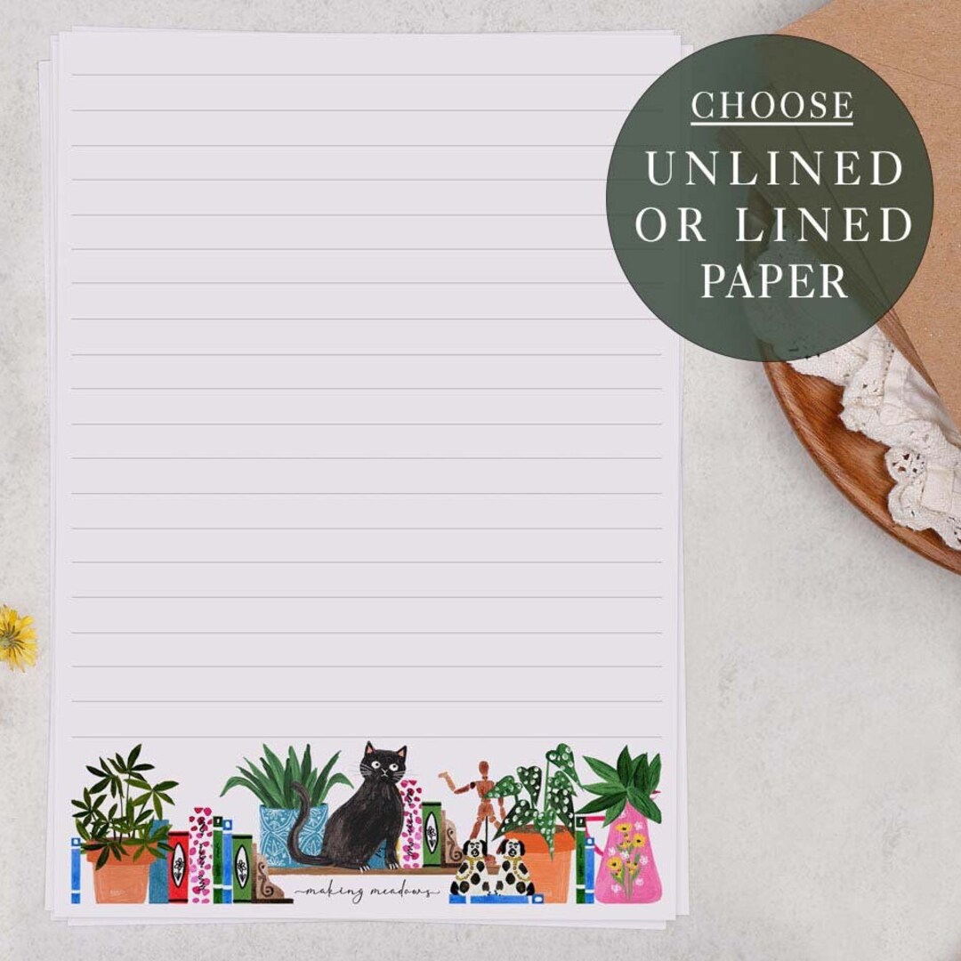 Cat Writing A Letter