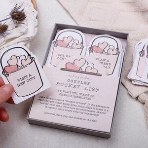 Couples Bucket List Gift Box, Date Night Ideas, Couples Activities ...